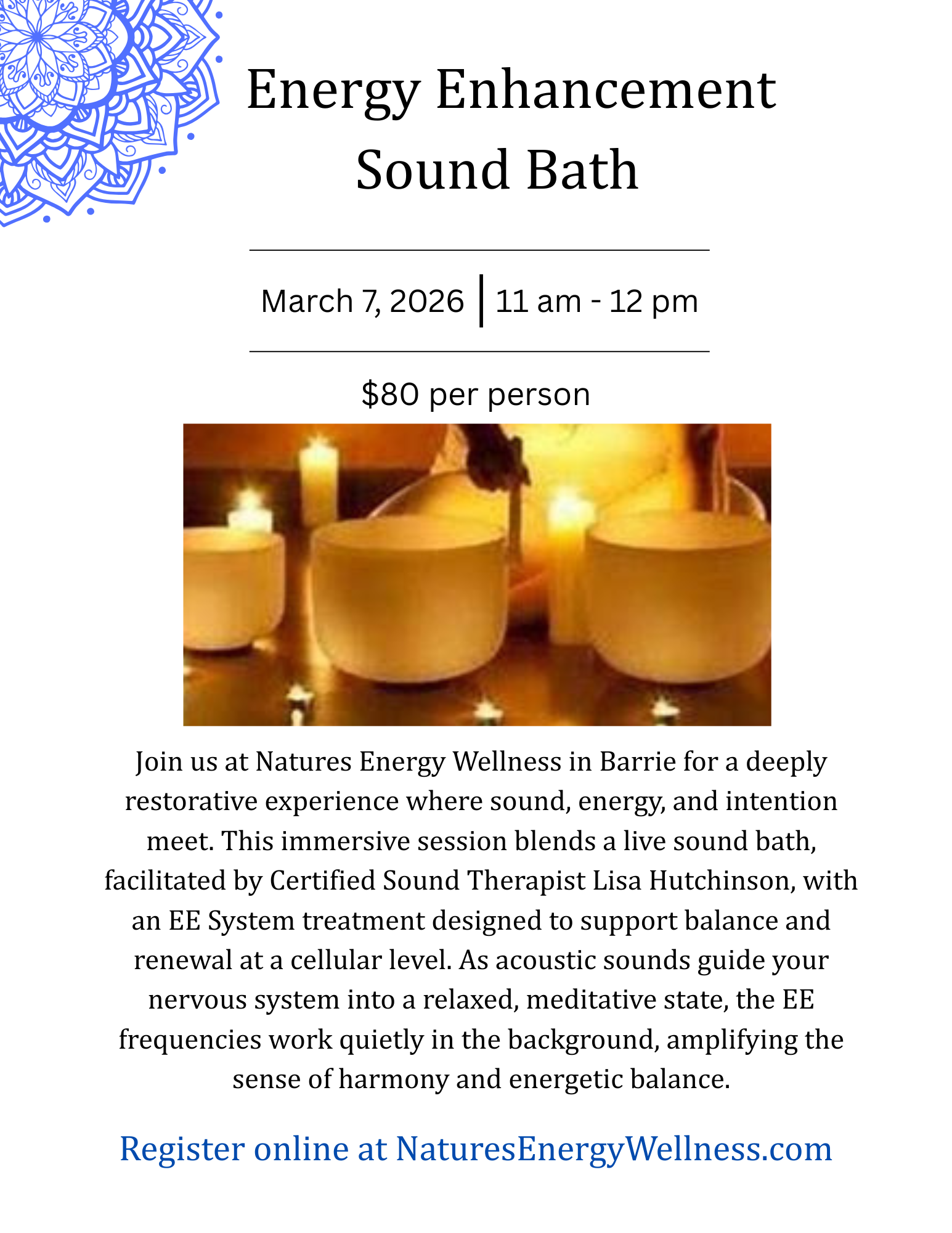 Sound Baths - Your Wellness Your Way
